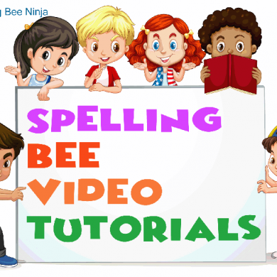 Become a Spelling Bee Champion with this 1st Grade Words Master List